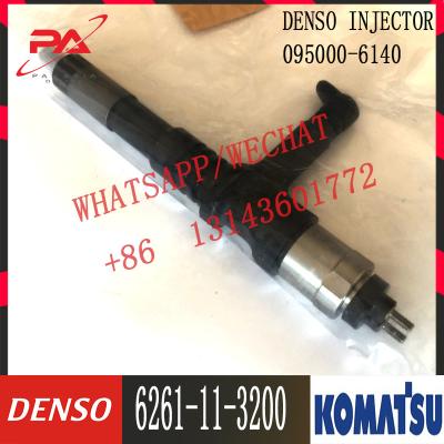 China Komatsu Diesel Fuel Injector 6261-11-3200 095000-6140 for PC800-8 D155AX-6 Engine for sale