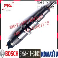 China Komatsu PC300-8 Excavator Fuel Injector 6745-11-3102 SAA6D114E-3 Engine 12 Month Warranty for sale