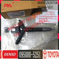 China 095000-5251 Common Rail Fuel Injector 23670-30070 for Toyota 1KD-FTV 4 Cylinder for sale