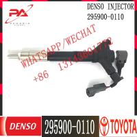 China Denso Common Rail Fuel Injector 295900-0110 for Toyota 23670-26011 12V Diesel Engine for sale