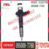 China Common Rail Fuel Injector 095000-7760 23670-39276 for Hiace 2KD-FTV 12V Diesel Engine for sale
