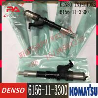 China Diesel Engine Fuel Injector 6156-11-3300 095000-1211 for PC400-7 PC450-7 Excavator S6D125-3 for sale