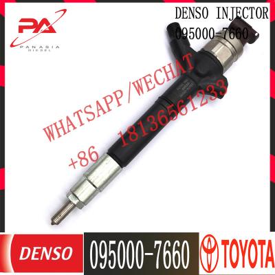 China Diesel Common Rail Fuel Injector 095000-7660 095000-7670 for Toyota 23670-0R190 for sale