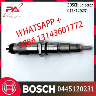 China Genuine Diesel Fuel Injector 0445120231 6754-11-3011 for Komatsu PC200-8 Excavator for sale
