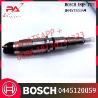 China Bosch Diesel Common Rail Injector 0445120059 for Komatsu Cummins SAA6D107E-1 3976372 for sale