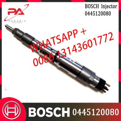 China Original Common Rail Fuel Injector 0445120080 for DAEWOO DOOSAN DL06S 65.10401-7004A for sale
