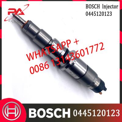 China Bos-ch Common Rail Fuel Injector 0445120123 0445-120-123 0986AD1023 For Cummins ISDE 4937065 for sale