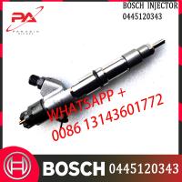 China Original Common Rail Fuel Injector 0445120343 for ENRANGER WD615 WD10 612640080031 for sale