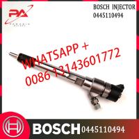 China Genuine Diesel Common Rail Fuel Injector 0445110493 0445110494 for JAC 2.8D Engine for sale