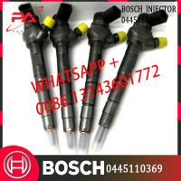 China BOSCH 0445110369 Diesel Common Rail Injector 0 445 110 368 0986435166 for sale