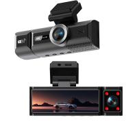 China 3 Lens Triple Channel Dashcam 4K Front 1080P Cabin 1080P Rear WiFi GPS Built In for sale
