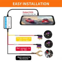 China Dash Cam Smart Hardwire Kit Step Down Cable With 24 Hour Parking Monitoring Low Voltage Protection for sale