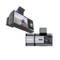 China HDR Sony Starvis 2 Dash Cam Triple Lens Truck Car Dash Cam For Front 4K And 1080P  for sale