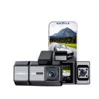 China HDR Sony Starvis 2 Dash Cam Triple Lens Truck Car Dash Cam For Front 4K And 1080P  for sale