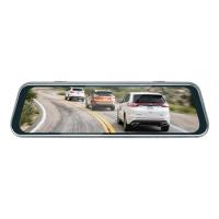 China 9.66 Inch Touch Screen Dash Cam With Dual 1080P Recording / WiFi GPS Rearview Camera for sale