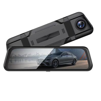 China 9.66 Inch Touch Screen Dash Cam With Dual 1080P Recording / WiFi GPS Rearview Camera for sale