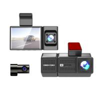China ODM OEM Three Channel Dashcam 4K Front 1080P Inside Rear Car Video Recorder Dash Cam for sale