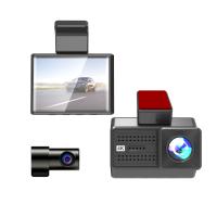 China ODM OEM Three Channel Dashcam 4K Front 1080P Inside Rear Car Video Recorder Dash Cam for sale