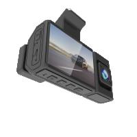 China ODM OEM Three Channel Dashcam 4K Front 1080P Inside Rear Car Video Recorder Dash Cam for sale
