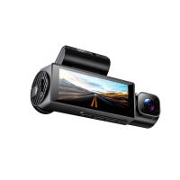 China Three Channel Car Dash Cam Front Inside Rear Dual 1080P 4K Built in WiFi GPS for sale