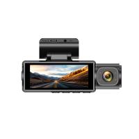 China Three Channel Car Dash Cam Front Inside Rear Dual 1080P 4K Built in WiFi GPS for sale