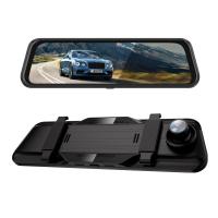 China 2K Dual Lens Mirror Dash Cam Touch Screen Car Recorder Dash Cam for sale