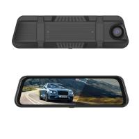 China 2K Dual Lens Mirror Dash Cam Touch Screen Car Recorder Dash Cam for sale