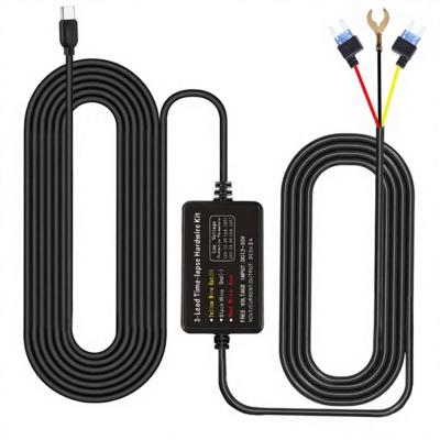 China Car DVR DashCam Hardwire Kit Low Voltage Protection Power Cable for sale