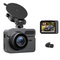 China Real 4K Dual Lens Dashcam Built in WIFI GPS Car Video Recorder For Vehicles for sale