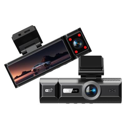 China Wholesale 3 Channel 4K Resolution Dash Cam with Built-in GPS WiFi Car DVR for sale