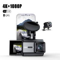 China Private 4K Full HD Dual Camera Dash Cam With GPS OEM Manufacturer for sale