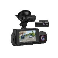 China Private Label Triple Channel Dash Cam Wifi GPS Front Inside Rear For Taxig for sale