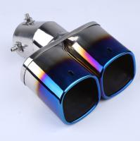 China PUERXIN Car Modification Accessories Burnt 19cm Stainless Steel Exhaust Pipe for sale