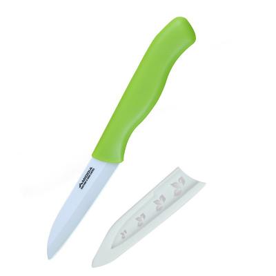 China Ceramic Paring Knife 3 Inch with Sheath Cover for Fruit Carving Chef Knife MIDDIA for sale