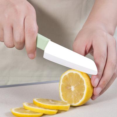 China MIDDIA 5 Inch Ceramic Fruit Paring Knife with Sheath Zirconia Blade PP Handle for sale