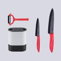 China Custom Handle Color Ceramic Knife Set 6 Inch Chef Knife 4.5 Inch Fruit Cutter for sale