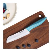 China MIDDIA 5 Inch Ceramic Santoku Chef Knife with Sheath Japanese Zirconia Blade 19 cm Handle for sale