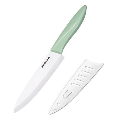 China American Style 6 Inch Ceramic Chef Knife Zirconia Blade PP Handle Kitchen Knife for sale