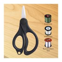 China Zirconia Ceramic Fishing Scissors 1 Inch Serrated Edge Saltwater Rustproof for sale
