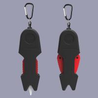 China MIDDIA Portable Fish Snip Cutter with Ceramic Blade and Retractable Serrated Design for sale