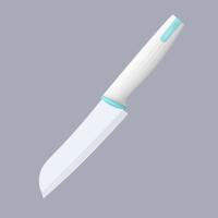 China MIDDIA 5 Inch Ceramic Chef Knife Zirconia Santoku Kitchen Knife Extra Sharp Rust Free for sale
