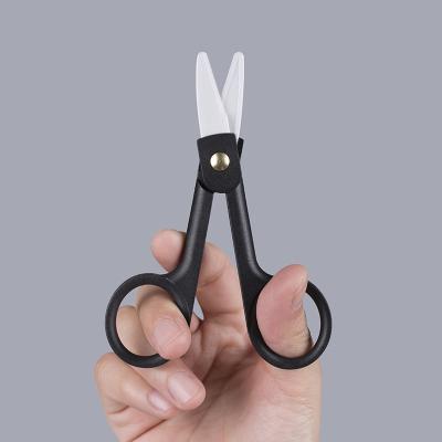 China Ceramic Fishing Braid Scissors 1 Inch Serrated Blade No Rust Zirconia for sale