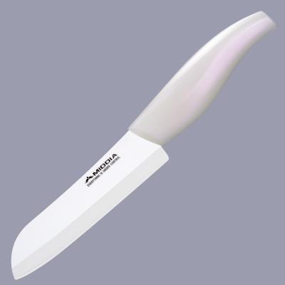 China MIDDIA 5 Inch Ceramic Santoku Chef Knife Zirconia Blade Japanese Style for Sushi Fruit for sale