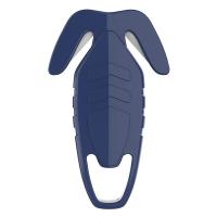China PP Handle Ceramic Fishing Braid Scissors 9.8x6 cm Serrated Line Cutter for Braid Mono Fluorocarbon for sale