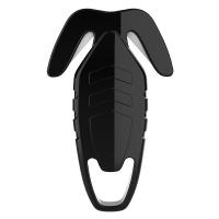 China PP Handle Ceramic Fishing Braid Scissors 9.8x6 cm Serrated Line Cutter for Braid Mono Fluorocarbon for sale