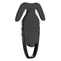 China PP Handle Ceramic Fishing Braid Scissors 9.8x6 cm Serrated Line Cutter for Braid Mono Fluorocarbon for sale