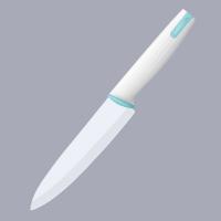 China MIDDIA 6 Inch Ceramic Zirconia Fruit Knife with Colorful PP Handle for Kitchen for sale