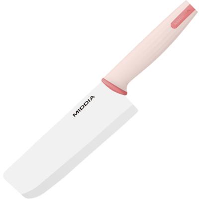 China MIDDIA Ceramic Cleaver 6 Inch Zirconia Blade Kitchen Knife Laser Engraved Logo for sale