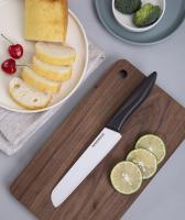 China Customized Laser Engraved Logo Ceramic Chef's Slicing Bread Knife 6 Inch for Kitchen for sale