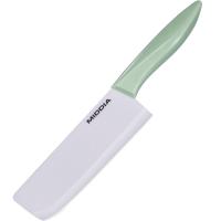 China PP Handle 6 Inch Ceramic Meat Cleaver Chef Knife with Sheath and Laser Engraved Logo for sale